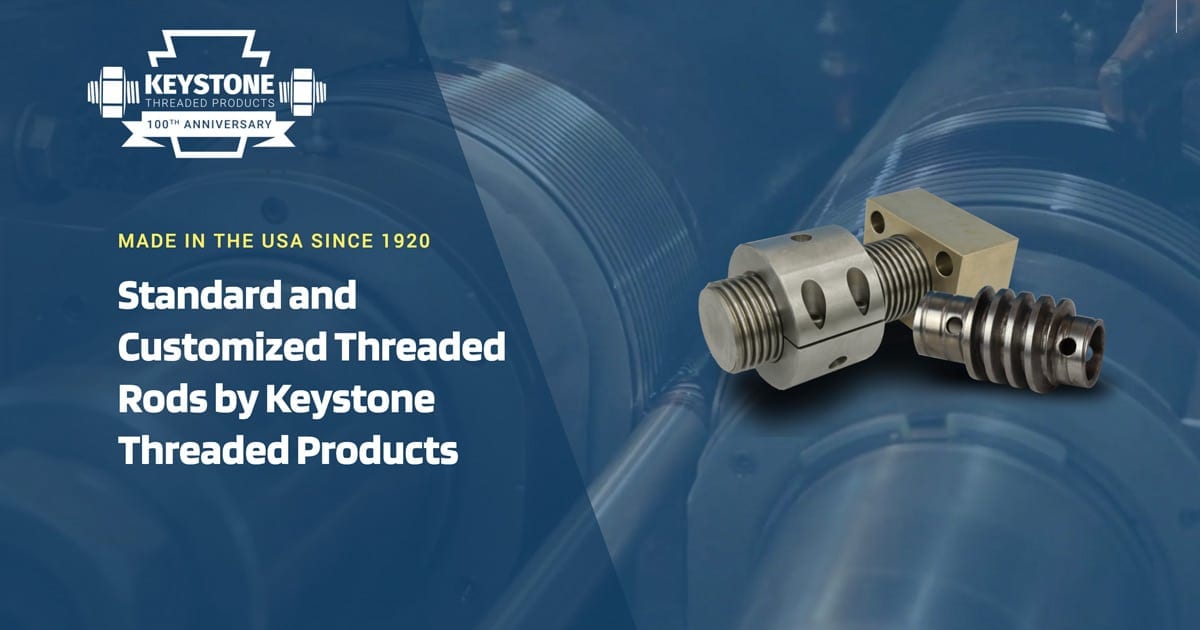 Keystone Threaded Products | Large-Diameter Roll Threaded Rods